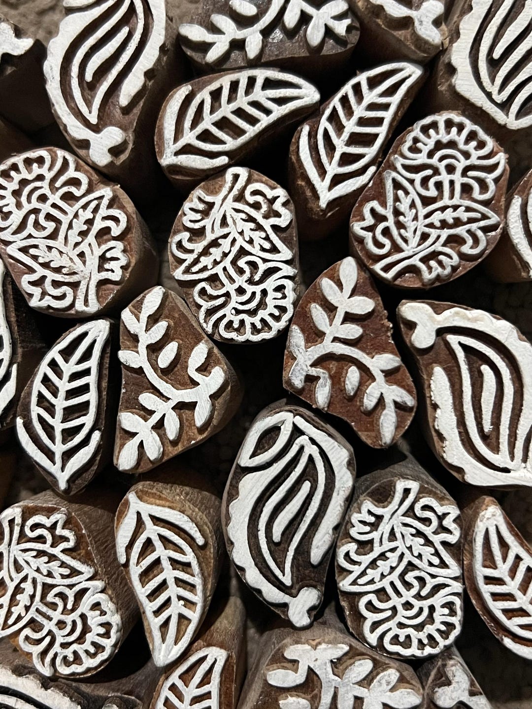 Mini Wooden Henna Stamps - Wedding/party Favours - Etsy
