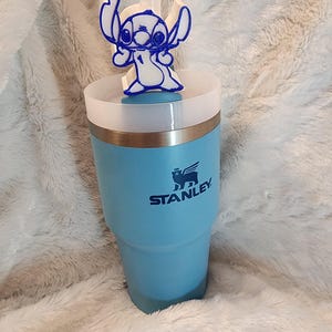 Stanley Straw Topper - Lil Blue Guy Straw Topper - 10mm Straw Topper ...