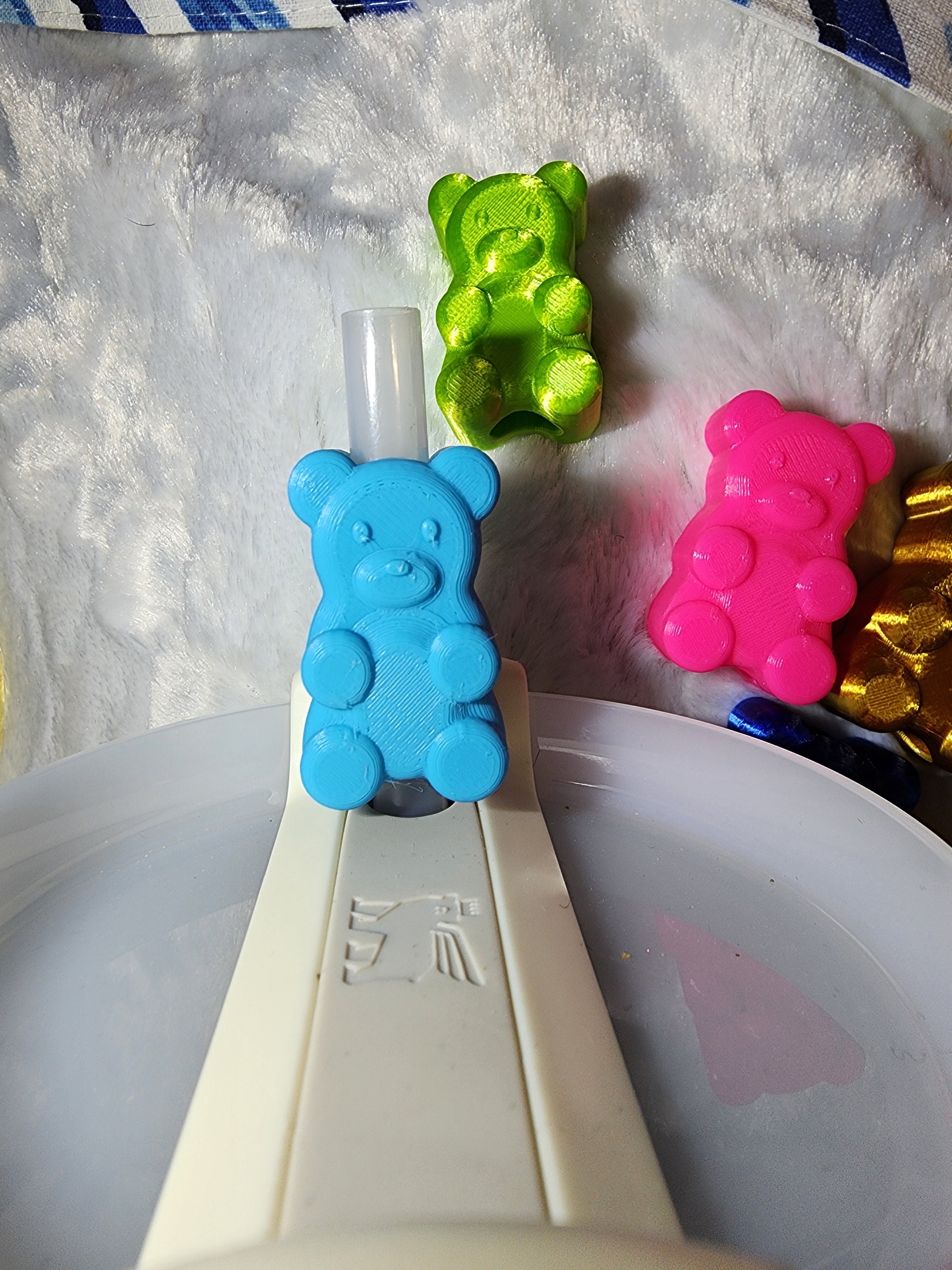 Gummy Bear Style Straw Topper, Candy Straw Topper, Stanley Straw Topper ...