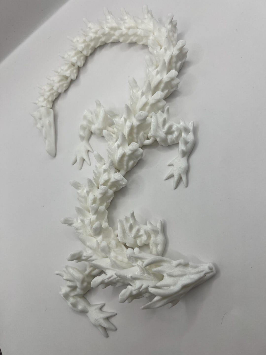 3D Printed Bone Dragon 15 Inches Long - Etsy