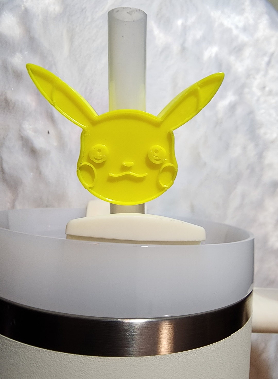 Stanley Straw Topper in Pokémon Style Pikachu Style Straw Topper Fits ...