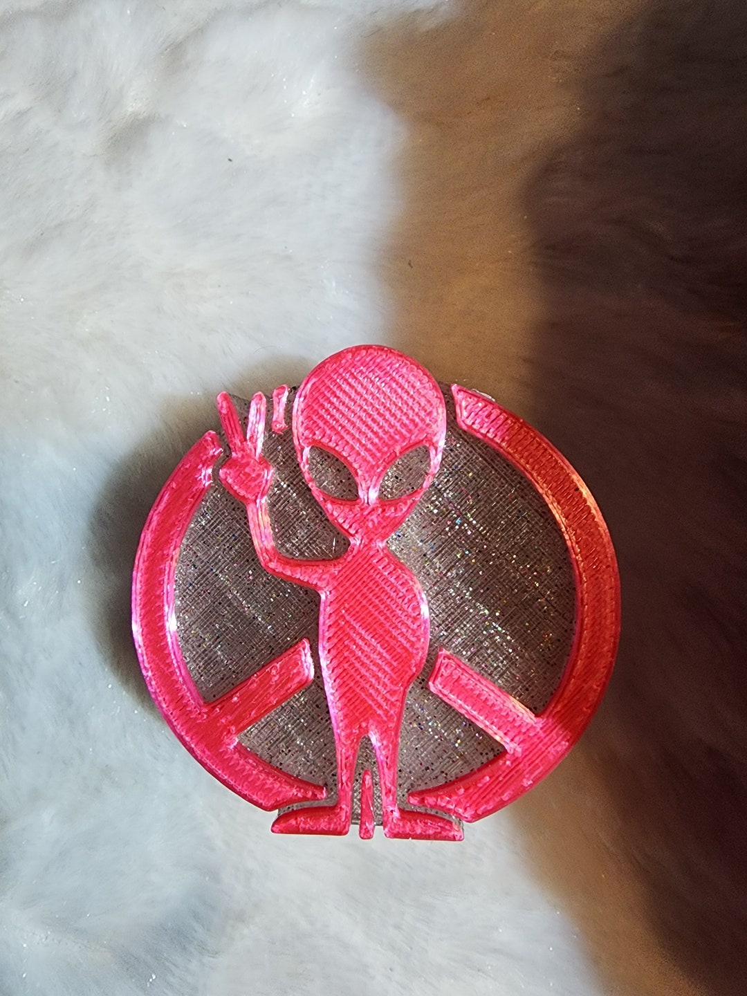 Straw Topper Alien in Pink, Stanley Cup Straw Topper Fits up to 30 and ...