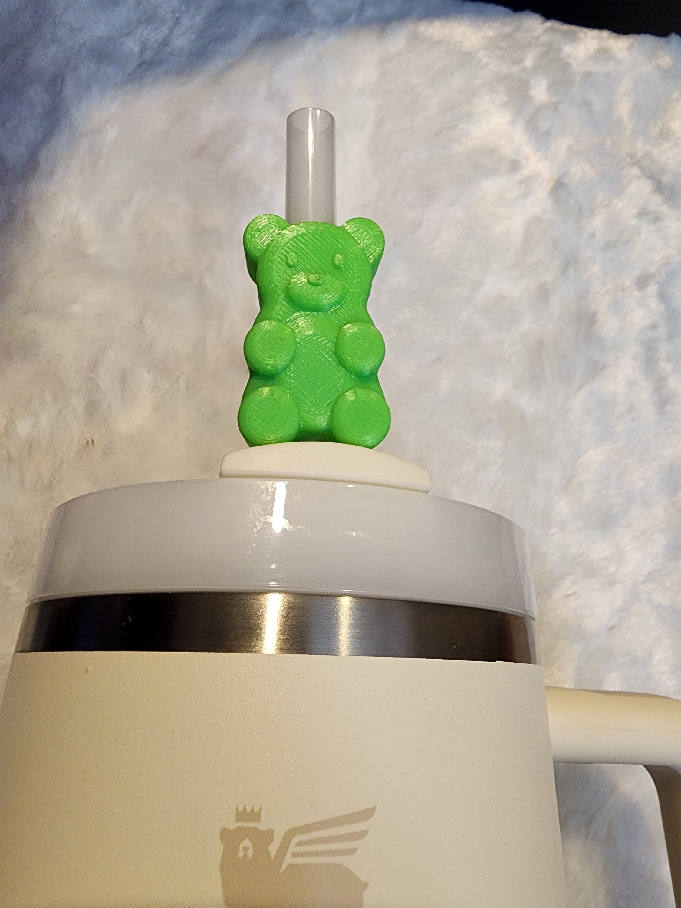 Gummy Bear Style Straw Topper, Candy Straw Topper, Stanley Straw Topper ...