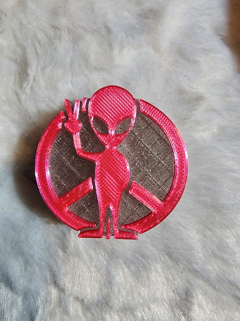 Straw Topper Alien in Pink, Stanley Cup Straw Topper Fits up to 30 and ...