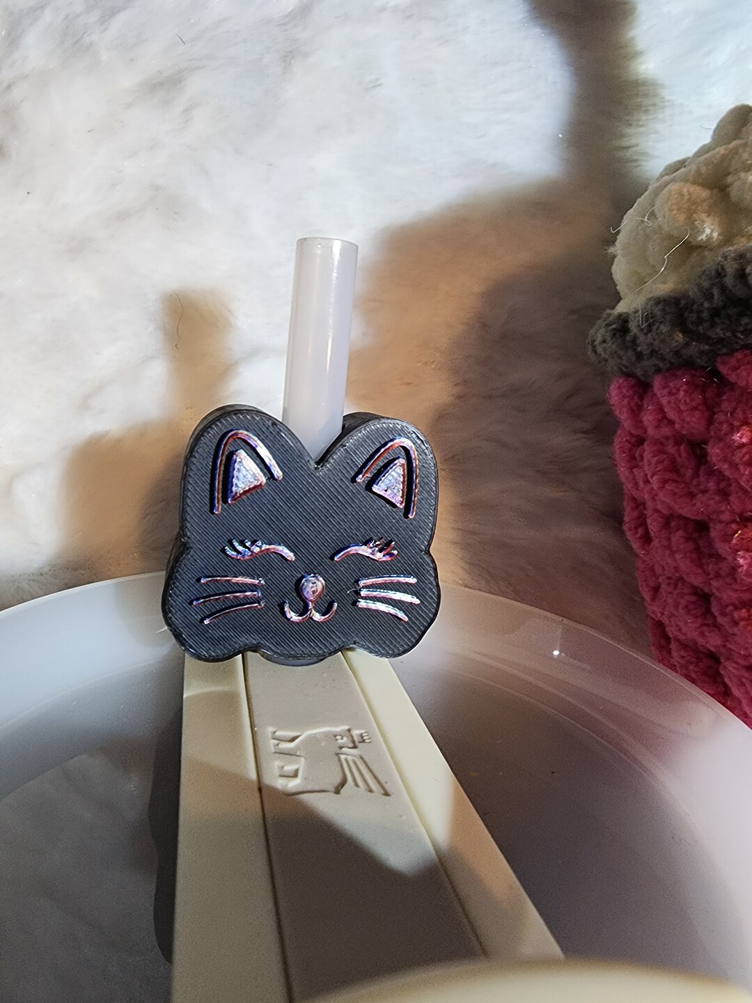 Cat Straw Topper, Stanley Cute Cat Straw Topper Fits up to 10mm Straw ...