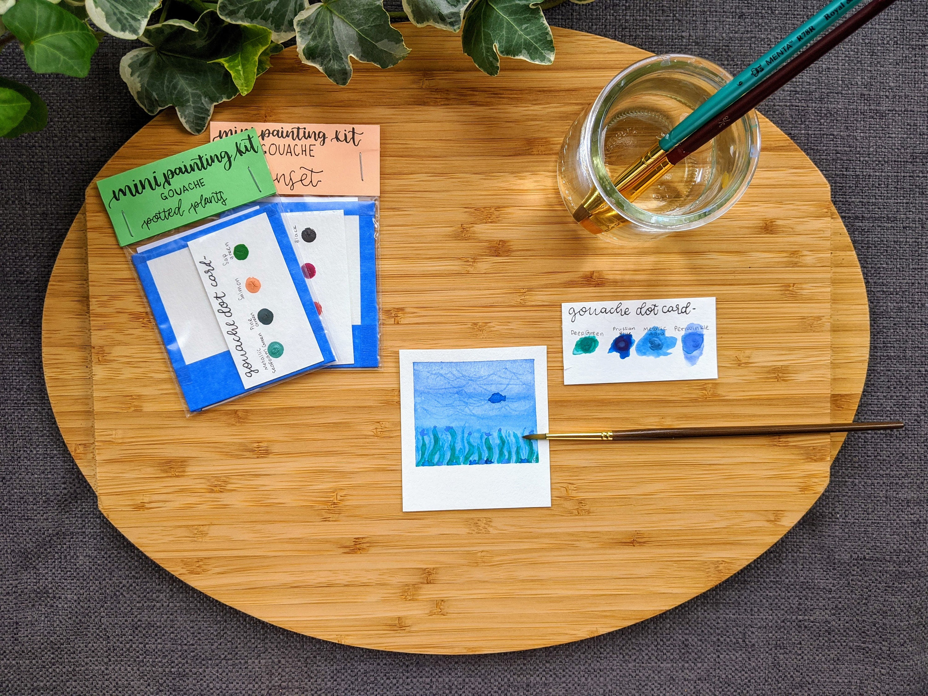 Mini Painting Kit Duo High Tide | Etsy
