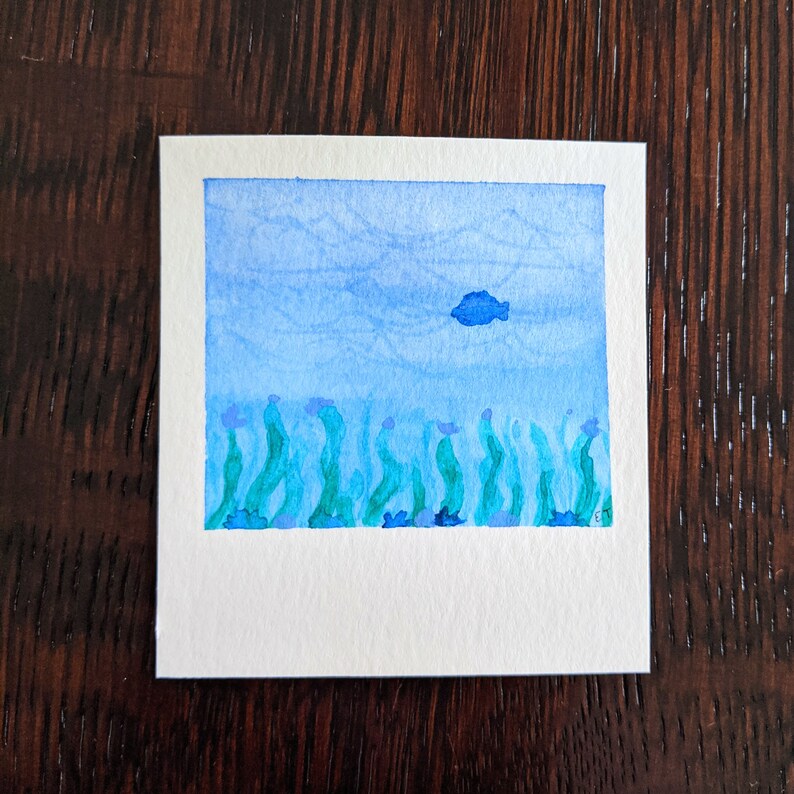 Mini Painting Kit Ocean | Etsy