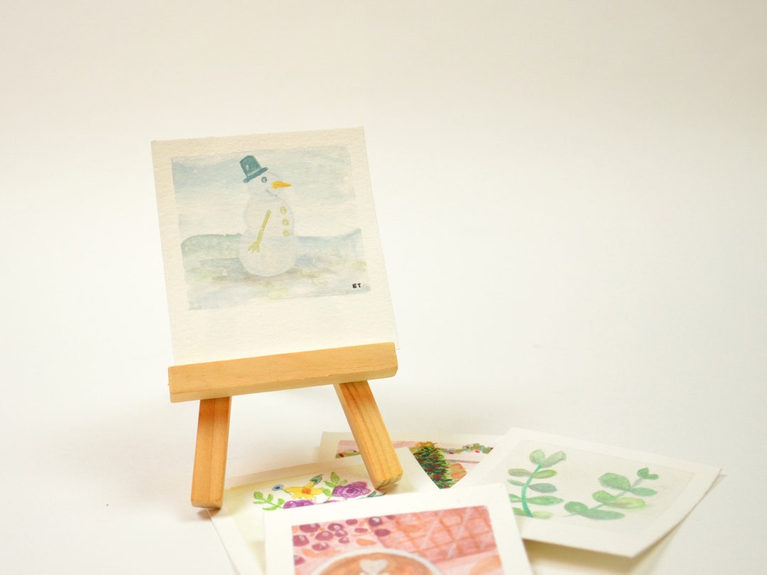 Mini Wood Easel | 5 Inch Display Easel - Etsy
