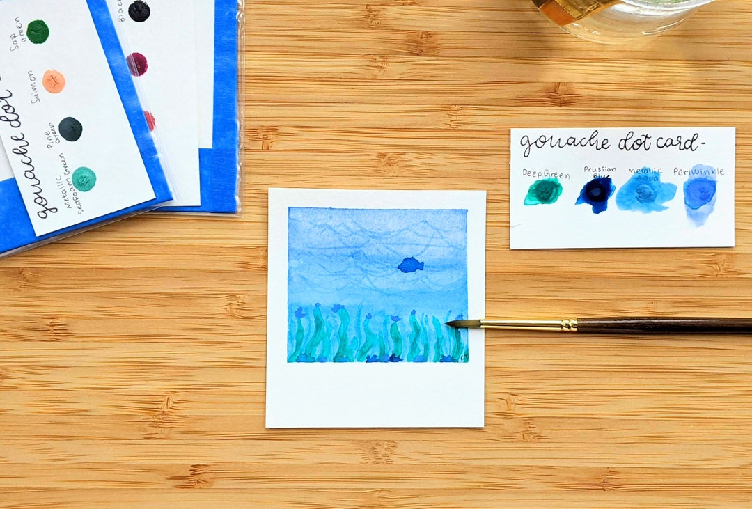 Mini Painting Kit- Ocean - Etsy