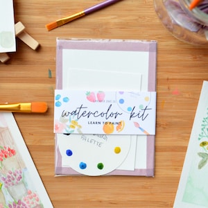 DIY Watercolor Painting Kit - Etsy