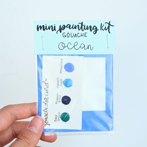 Mini Painting Kit- Ocean - Etsy