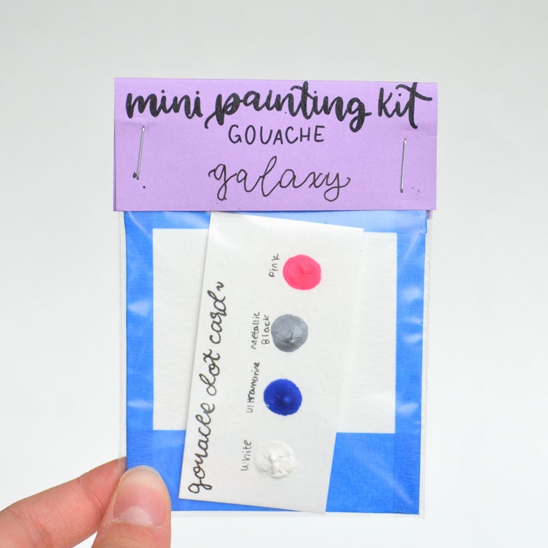 Mini Painting Kit Galaxy - Etsy