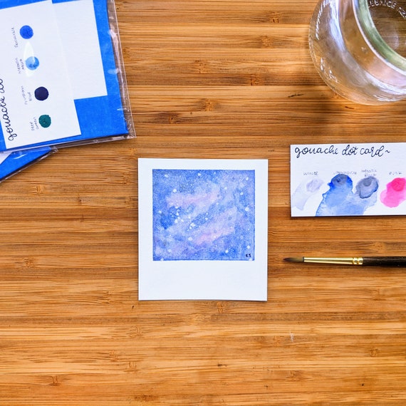 Mini Painting Kit Galaxy - Etsy