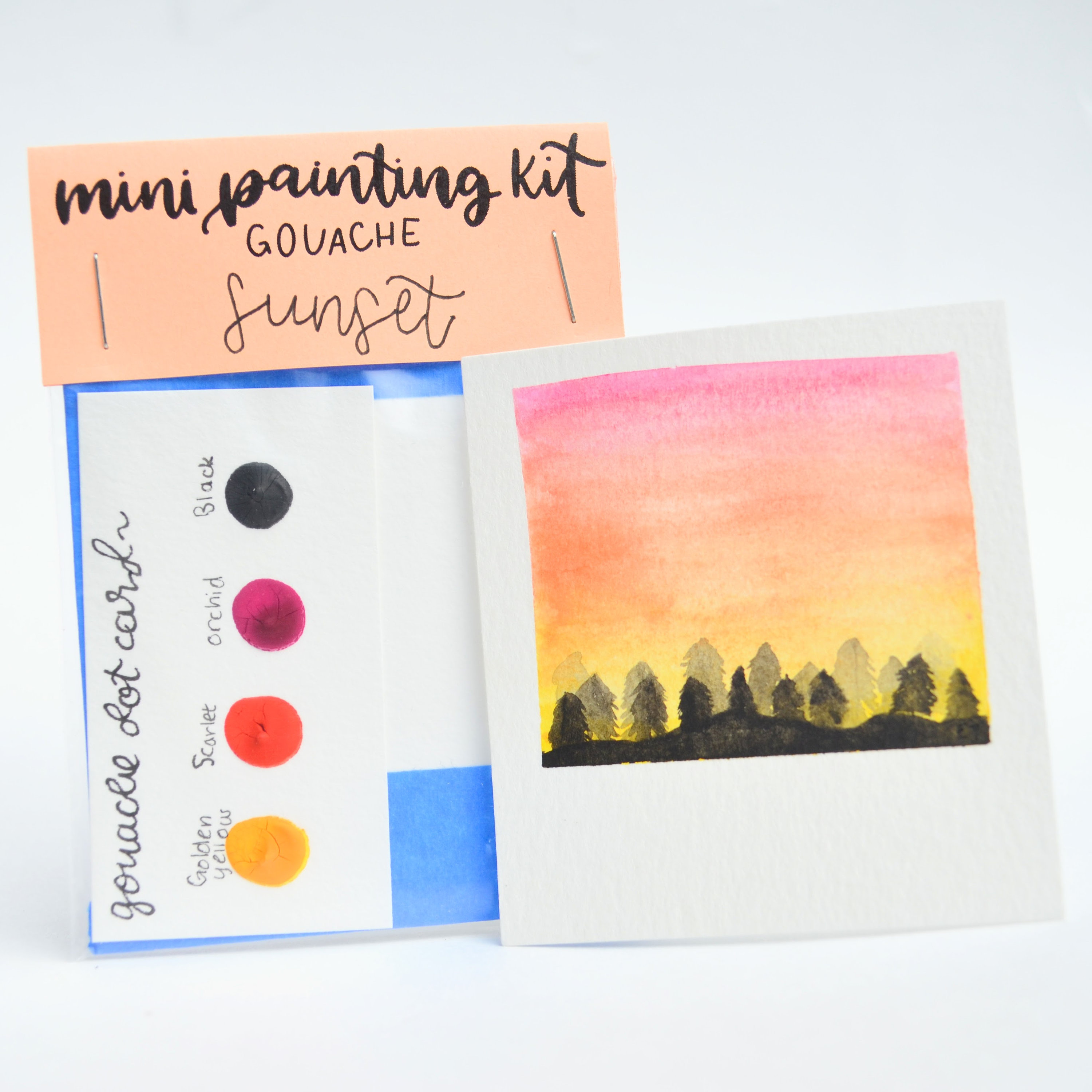 Mini Painting Kit Sunset - Etsy