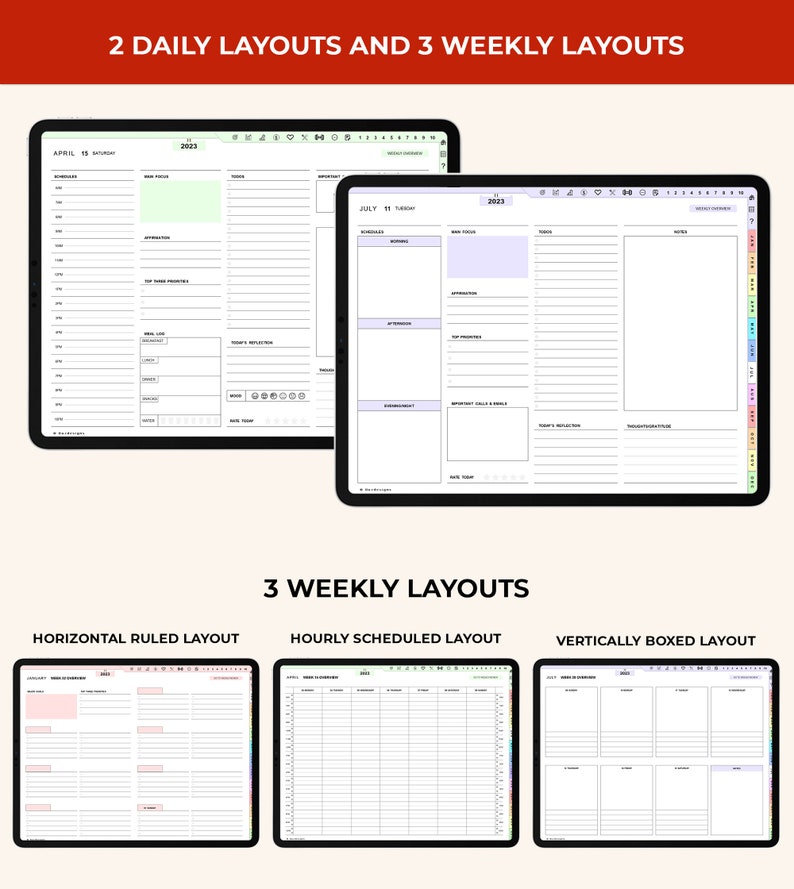 Digital Planner 2023 2024, Goodnotes Planner, Ultimate Digital Planner ...
