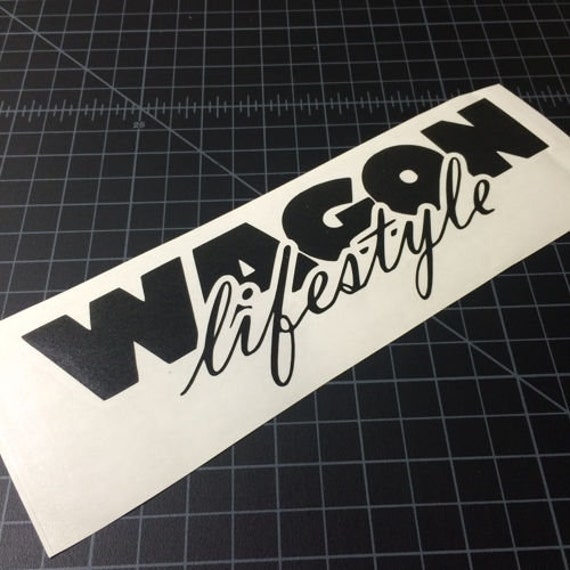 Wagon Lifestyle Sticker Vinyl Decal Sticker Wagon Club | Etsy
