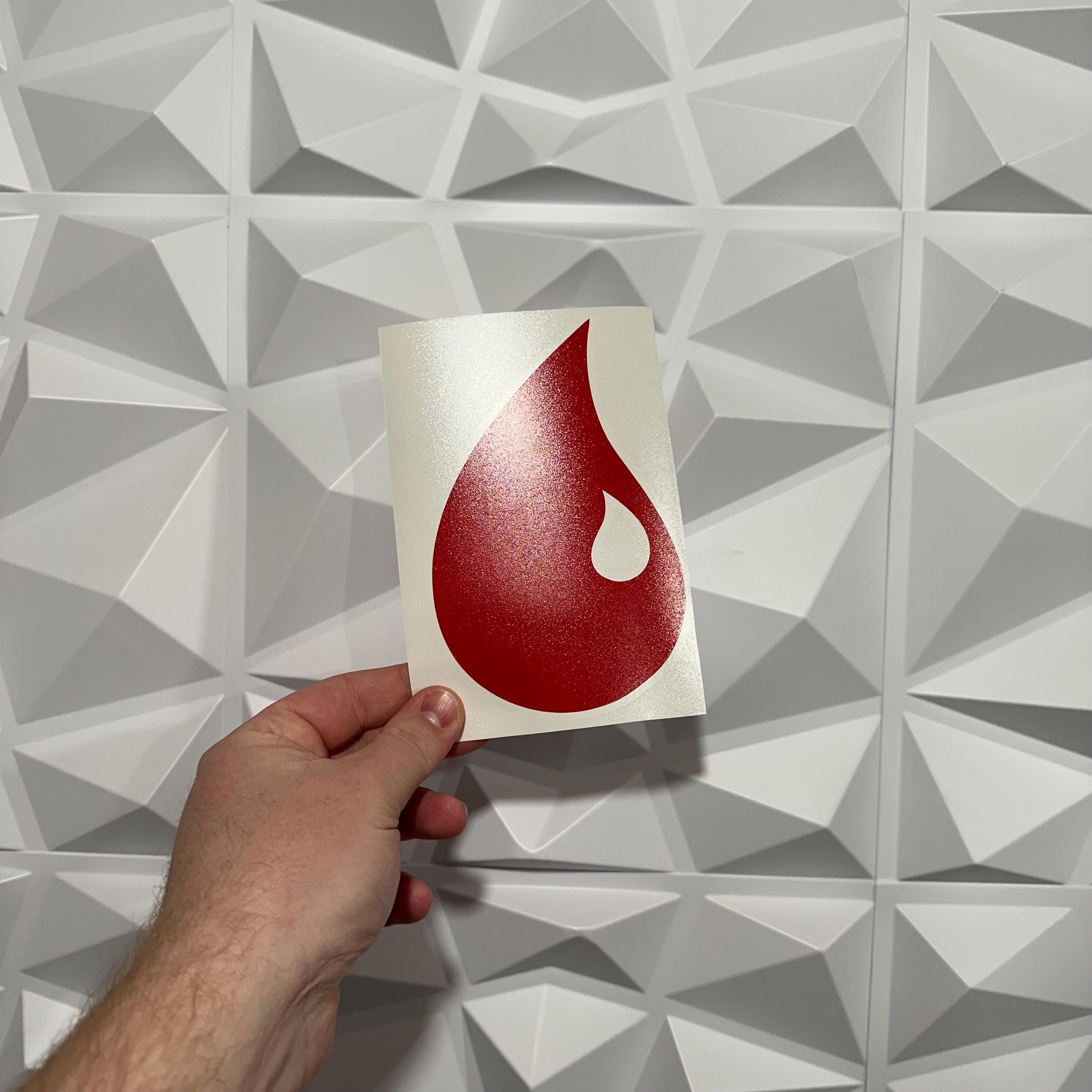 Teardrop Sticker - Vinyl Decal Sticker - Car Sticker Funny - Tear Drop ...