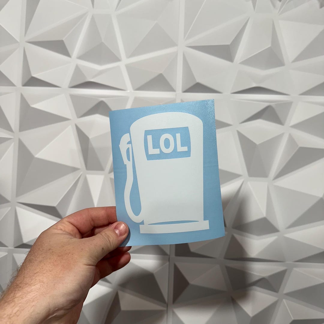 LOL Gas Sticker - Vinyl Decal Sticker - Car Sticker JDM - Etsy