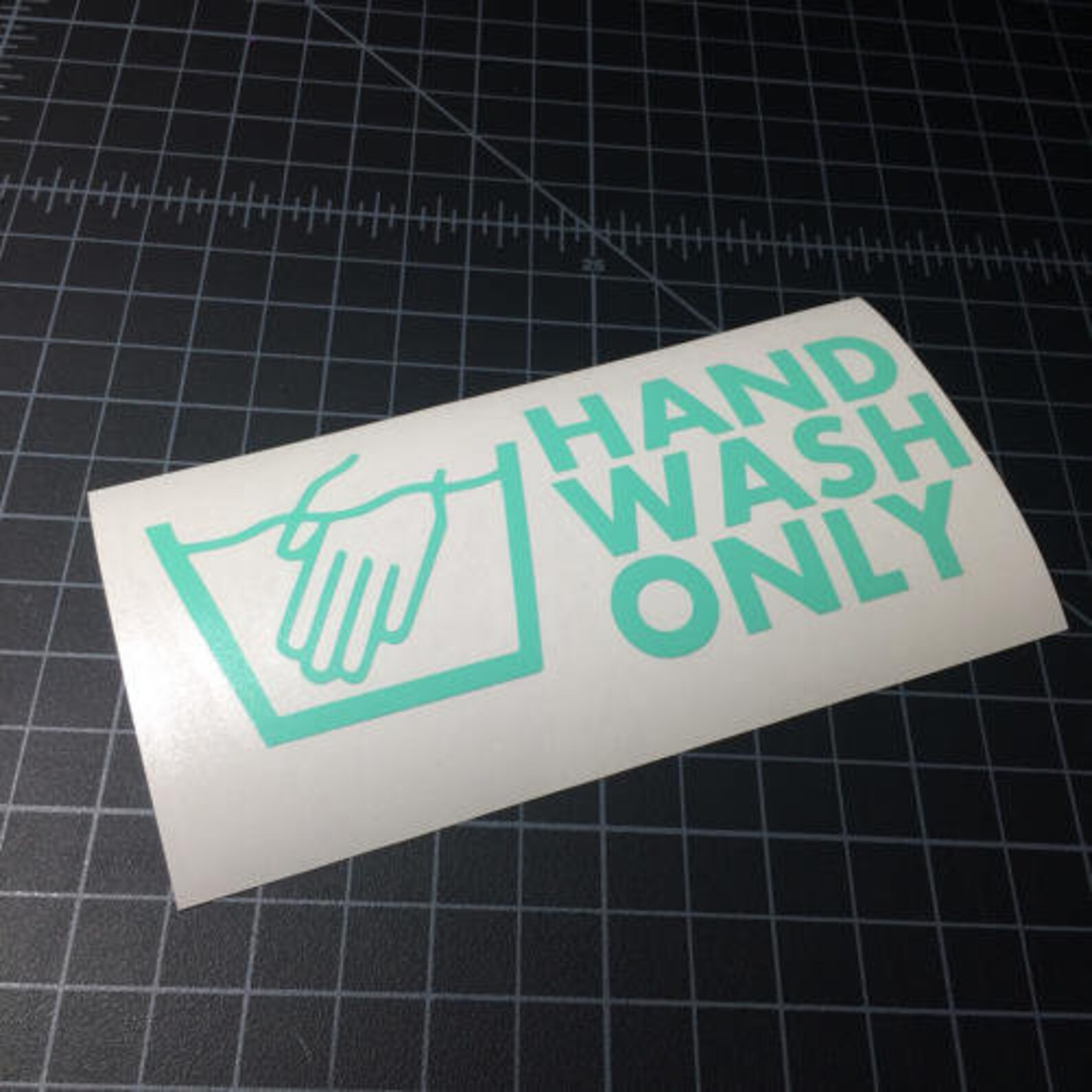Hand Wash Only Sticker - Vinyl Decal Sticker - Car Sticker JDM - 22 ...