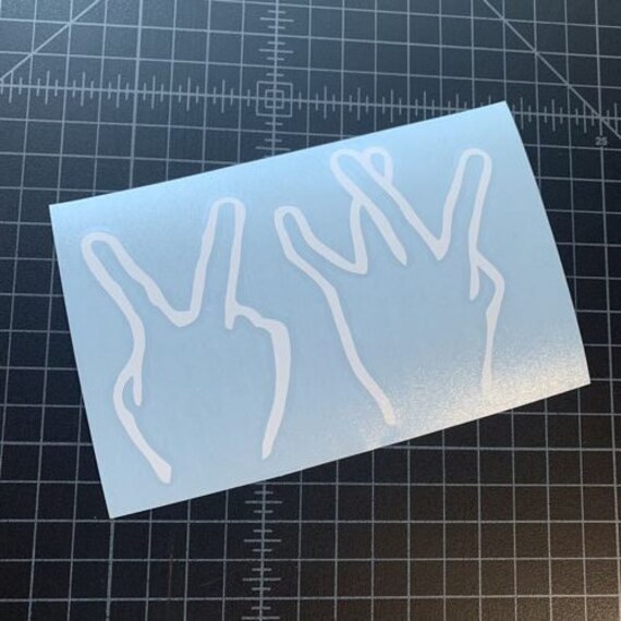 VW Hands Sticker Vinyl Decal Sticker Car Sticker Funny - Etsy