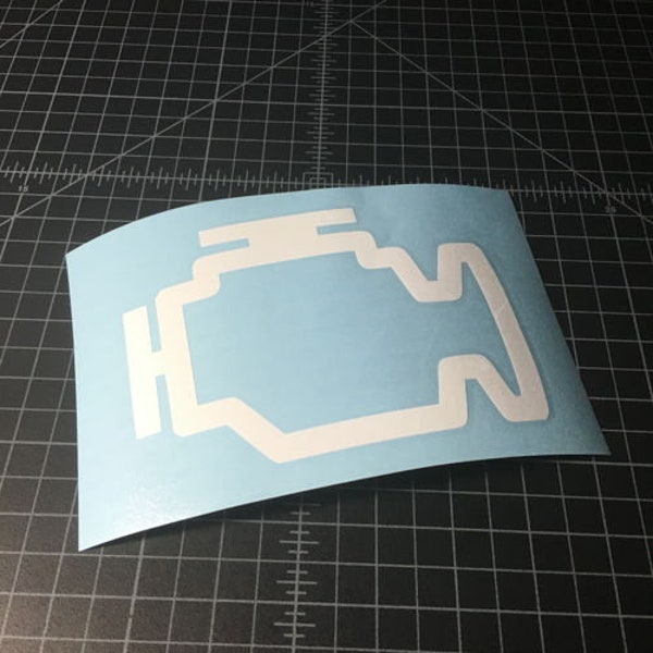 Check Engine Stencil - Etsy