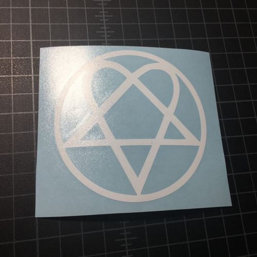 Heart O Gram Sticker - Car Sticker Funny - 22 Vinyl Colors to Choose ...