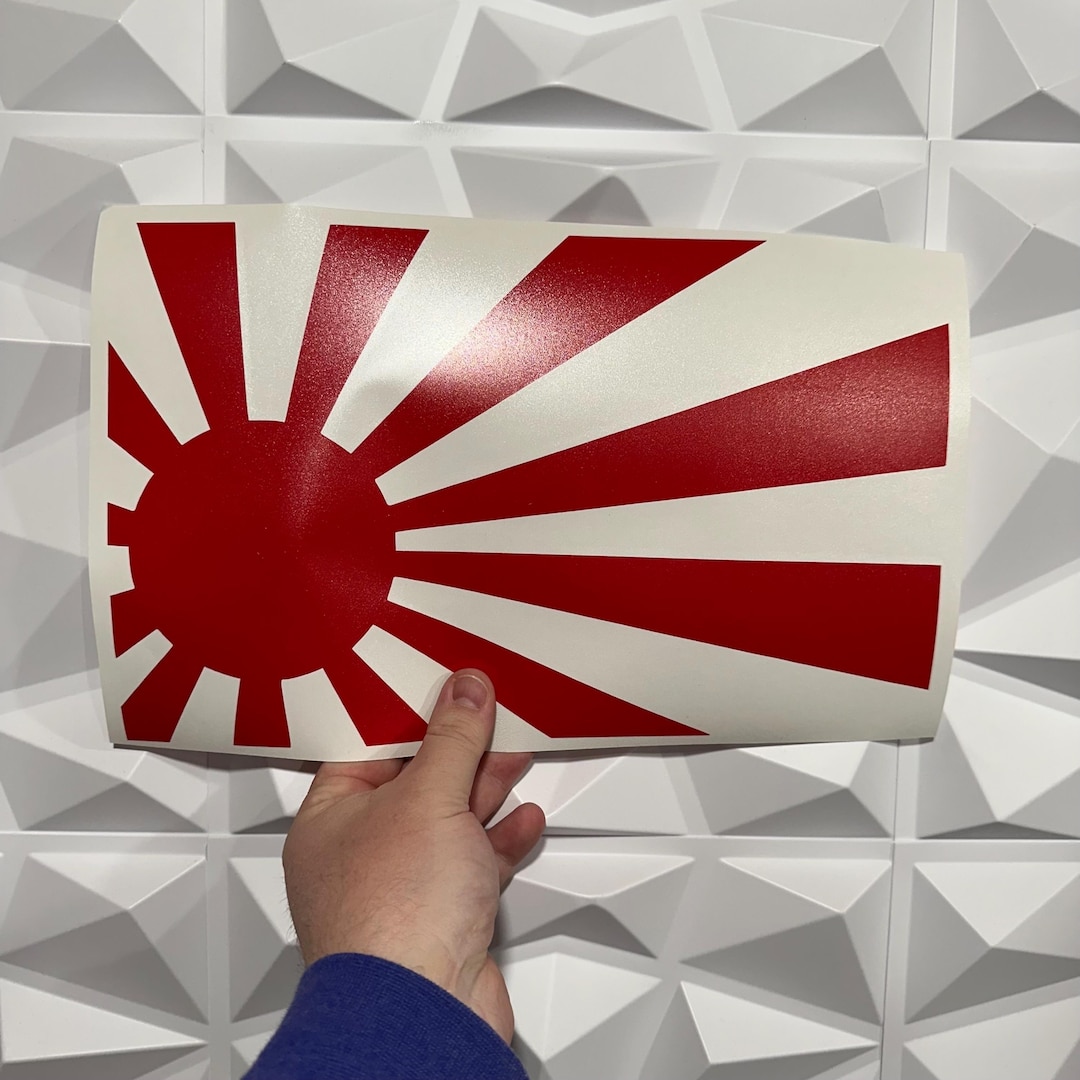 Rising Sun Sticker Banner - Vinyl Decal Sticker - Car Sticker Funny - Etsy