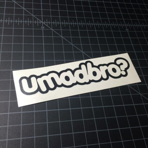 Umadbro Sticker Vinyl Decal Sticker Car Sticker Funny | Etsy