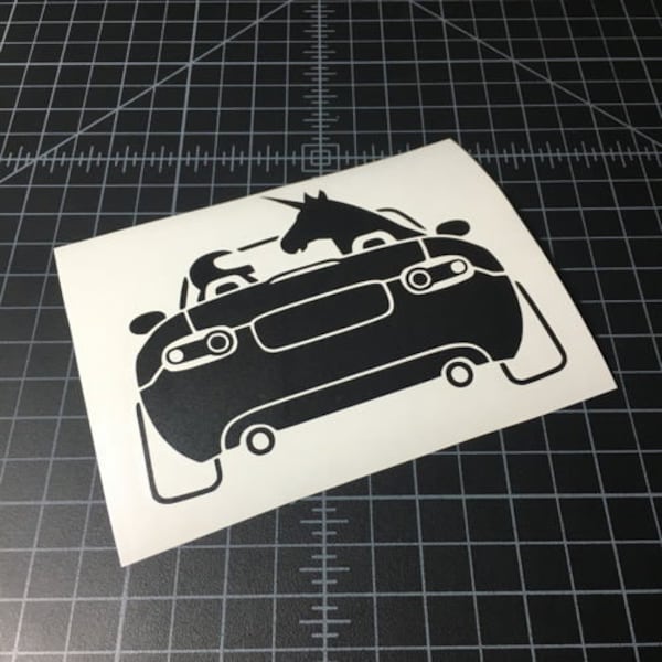 Vinyl Miata Decal - Etsy