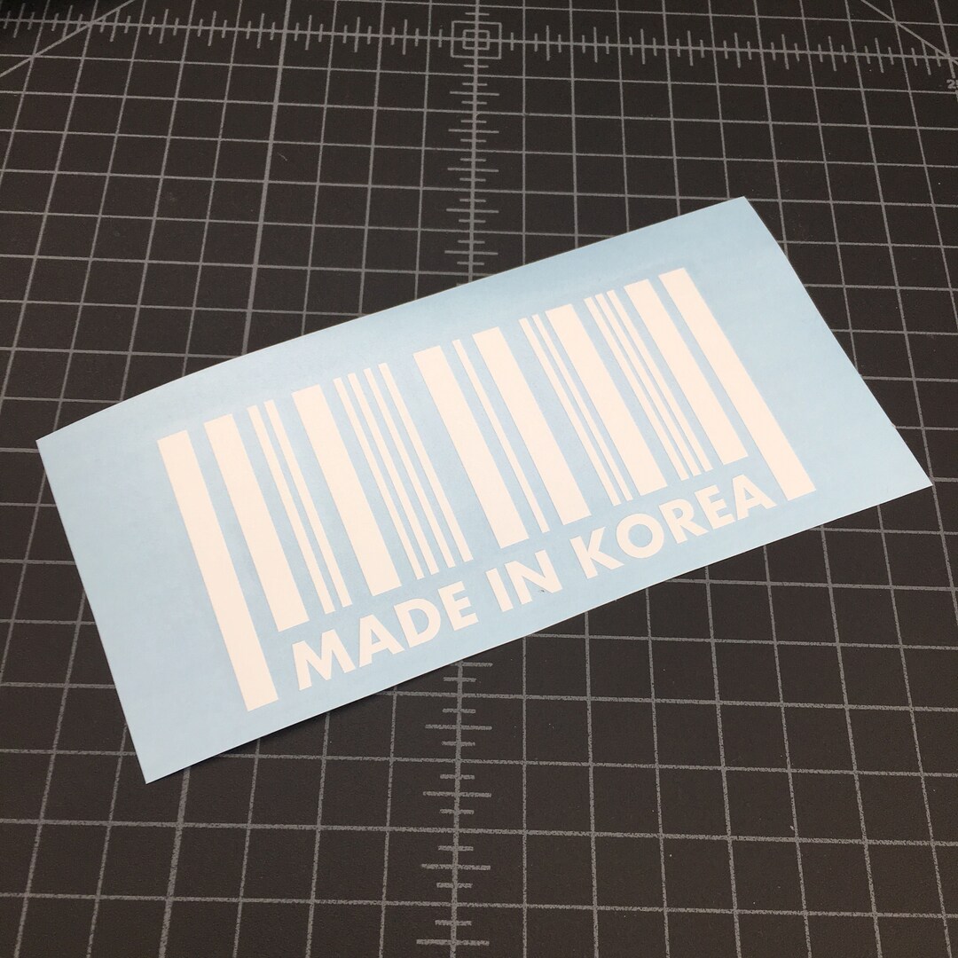 Made in Korea Sticker Vinyl Decal Sticker Car Sticker JDM 22 Vinyl ...