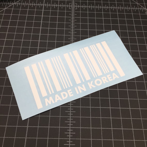 Made in Korea Sticker Vinyl Decal Sticker Car Sticker JDM - Etsy