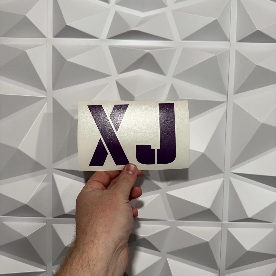 XJ Sticker - Vinyl Decal Sticker - Car Sticker JDM - 22 Vinyl Colors to ...