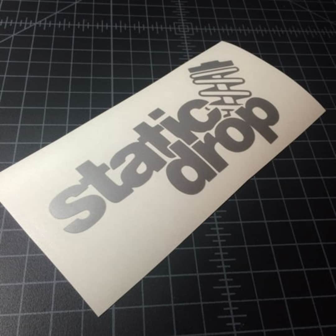 Static Drop Sticker Vinyl Decal Sticker Car Sticker JDM - Etsy
