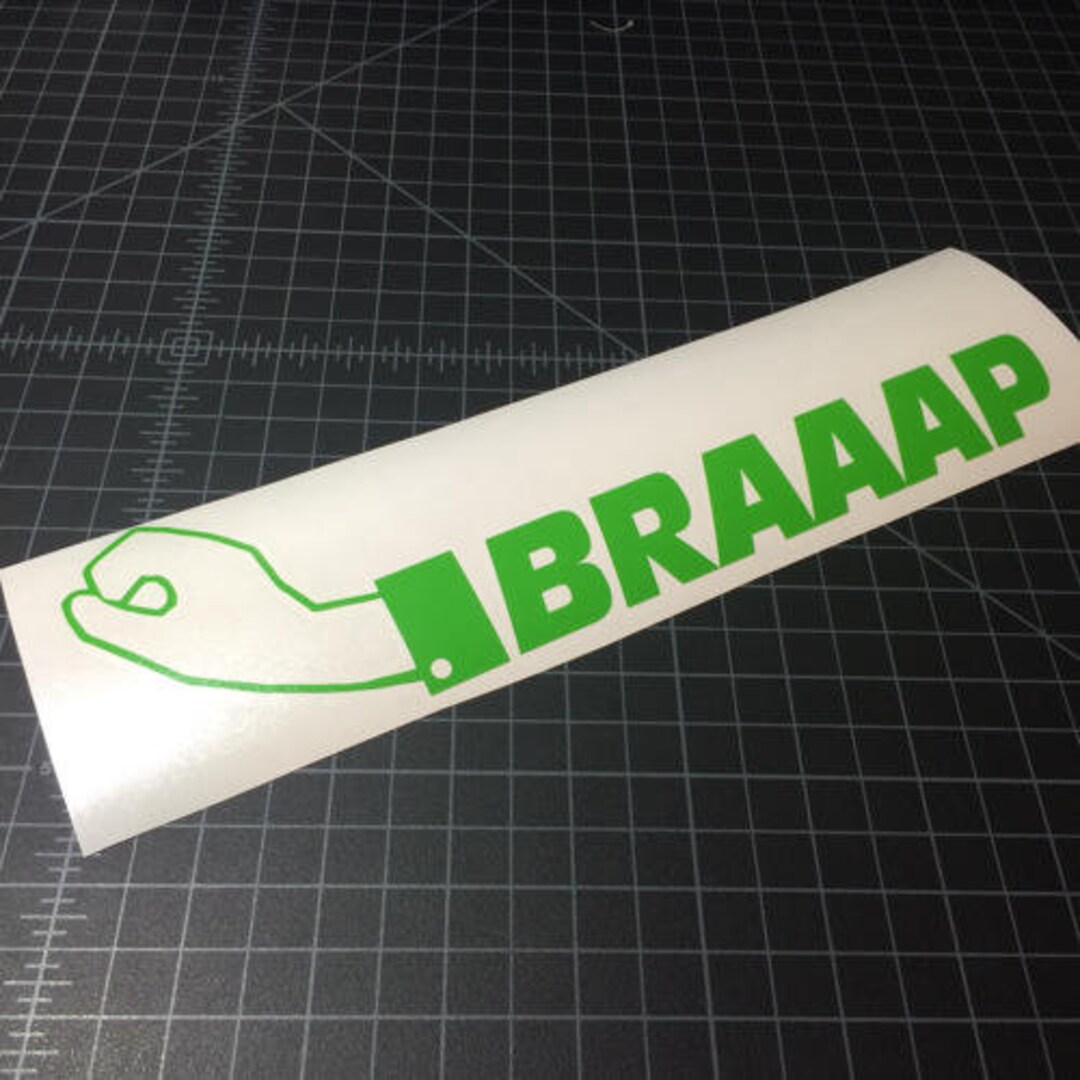BRAAAP Sticker - Vinyl Decal Sticker - Car Sticker JDM - Etsy