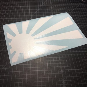 Rising Sun Sticker Banner - Vinyl Decal Sticker - Car Sticker Funny - Etsy
