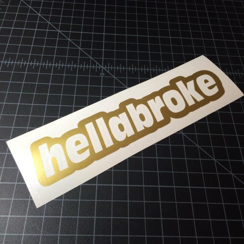Hellabroke Sticker Vinyl Decal Sticker Car Sticker JDM - Etsy