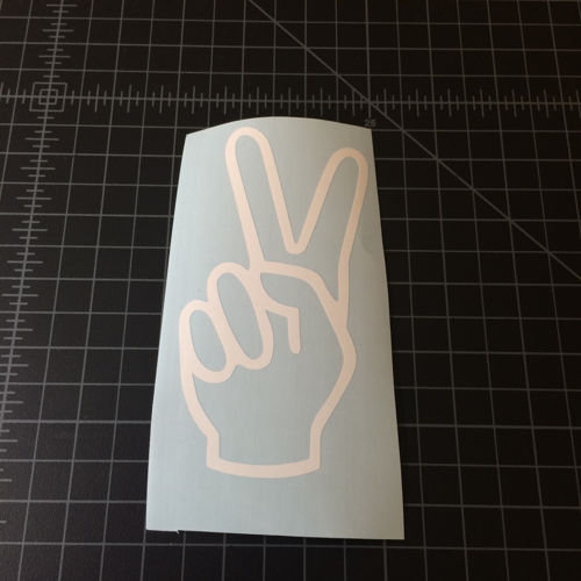 Peace Hand Sticker - Vinyl Decal Sticker - Car Sticker JDM - 22 Vinyl ...