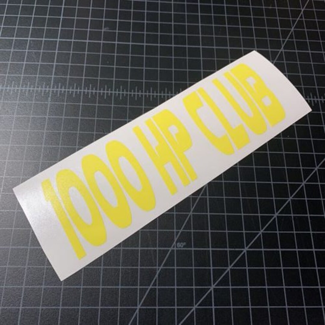 1000 HP CLUB Sticker Vinyl Decal Sticker Car Sticker Funny - Etsy Australia