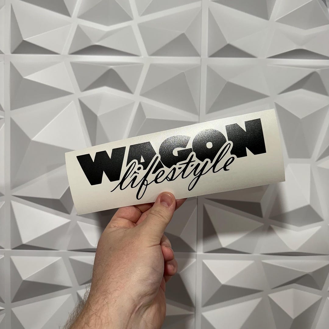 Wagon Lifestyle Sticker - Vinyl Decal Sticker - Wagon Club - Lifestyle ...