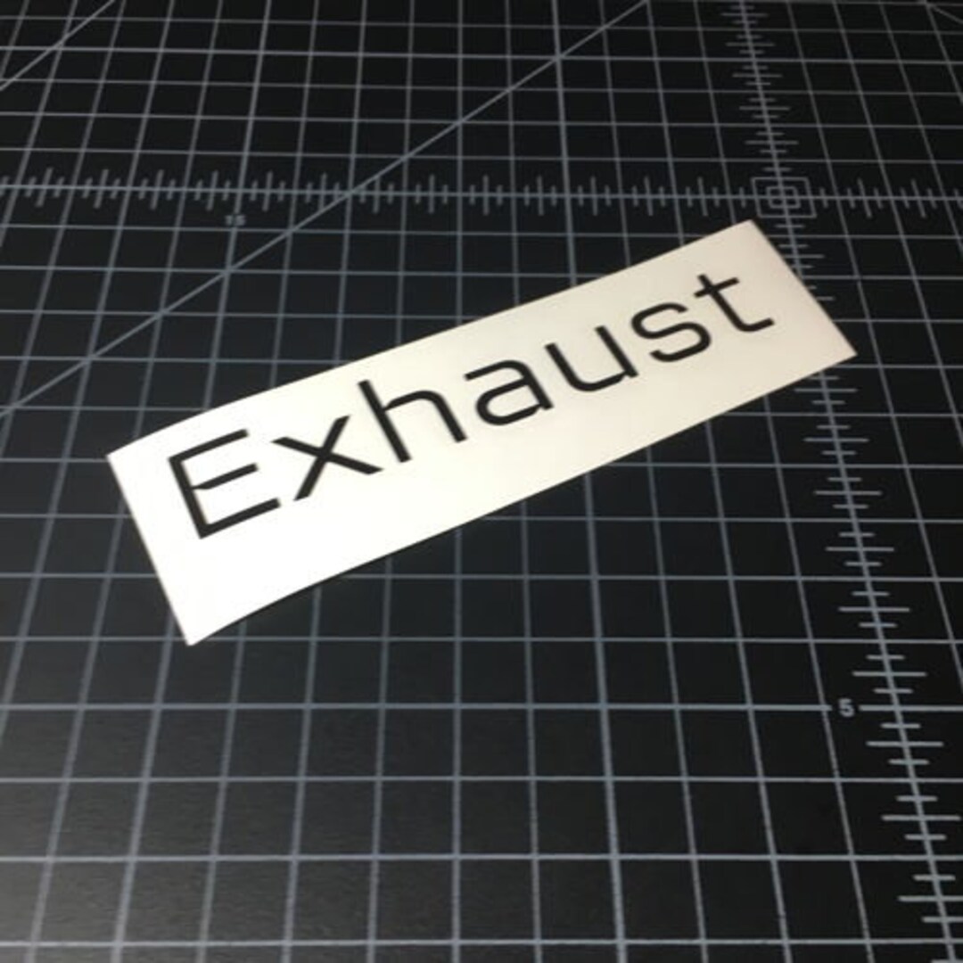 Exhaust Sticker - Vinyl Decal Sticker - Car Sticker JDM - Etsy
