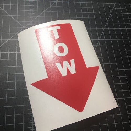 Tow Sticker Vinyl Decal Sticker Car Sticker JDM - Etsy