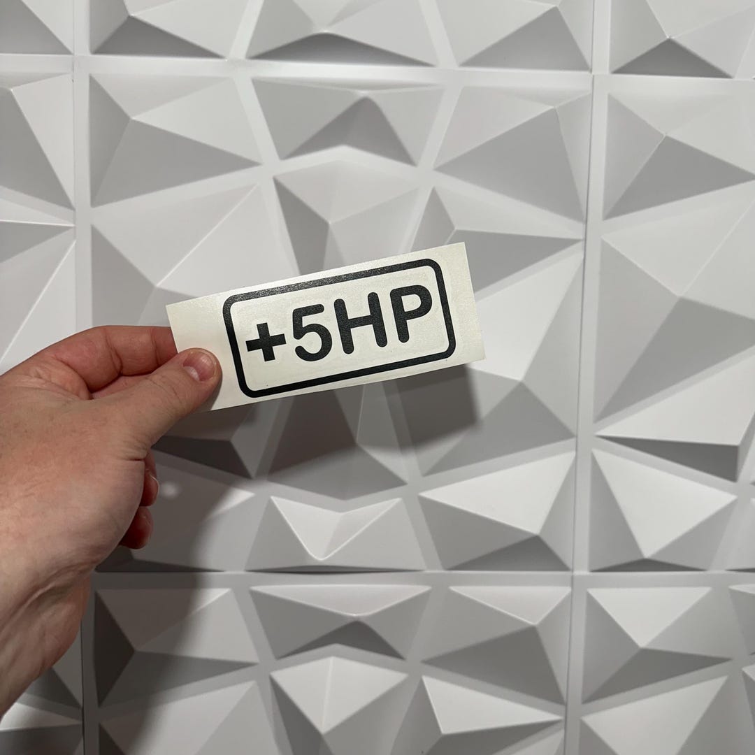 5hp Sticker - Vinyl Decal Sticker - Car Sticker Funny - Etsy