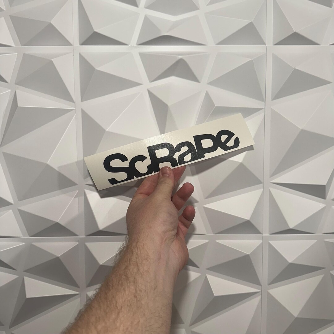 Scrape Sticker - Vinyl Decal Sticker - Car Sticker JDM - Etsy