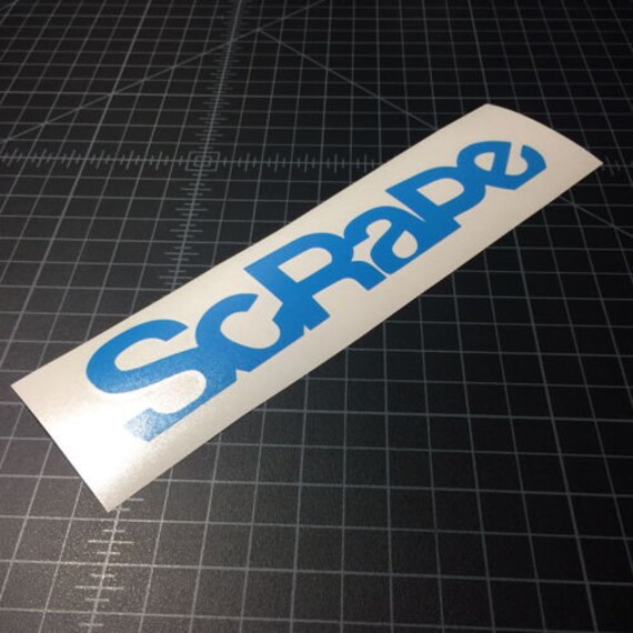 Scrape Sticker Vinyl Decal Sticker Car Sticker JDM | Etsy