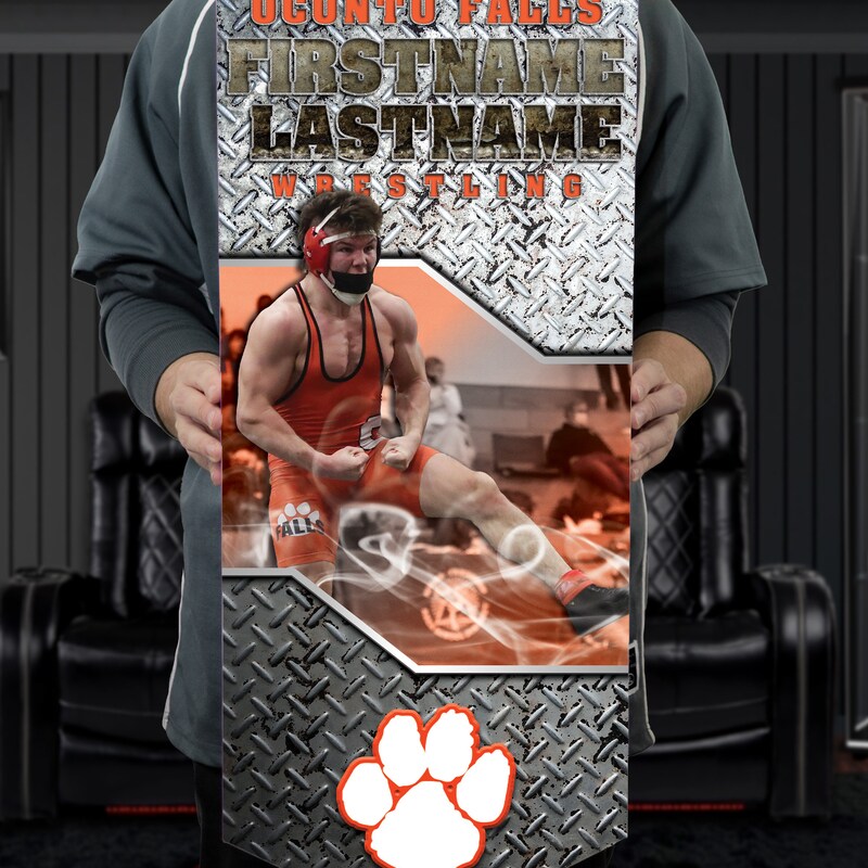Wrestling 100 Win Banner - Etsy