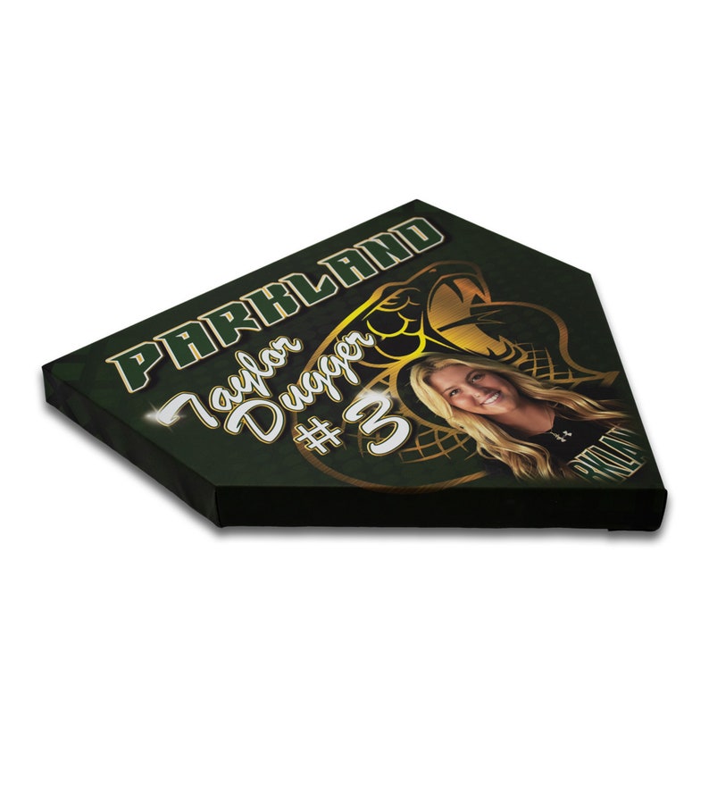 Softball Home Plate Plaque Softball Award Team Gift | Etsy