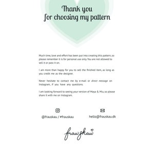 Crochet Pattern US Terms Maya & Miu baby Unicorn Baby Pegasus - Etsy