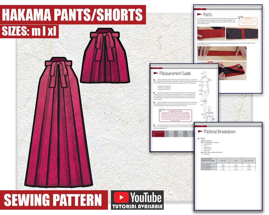 Hakama Skirt Pattern