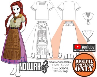 BUNDLE Fairy Princess Cosplay Sewing Pattern/downloadable PDF | Etsy