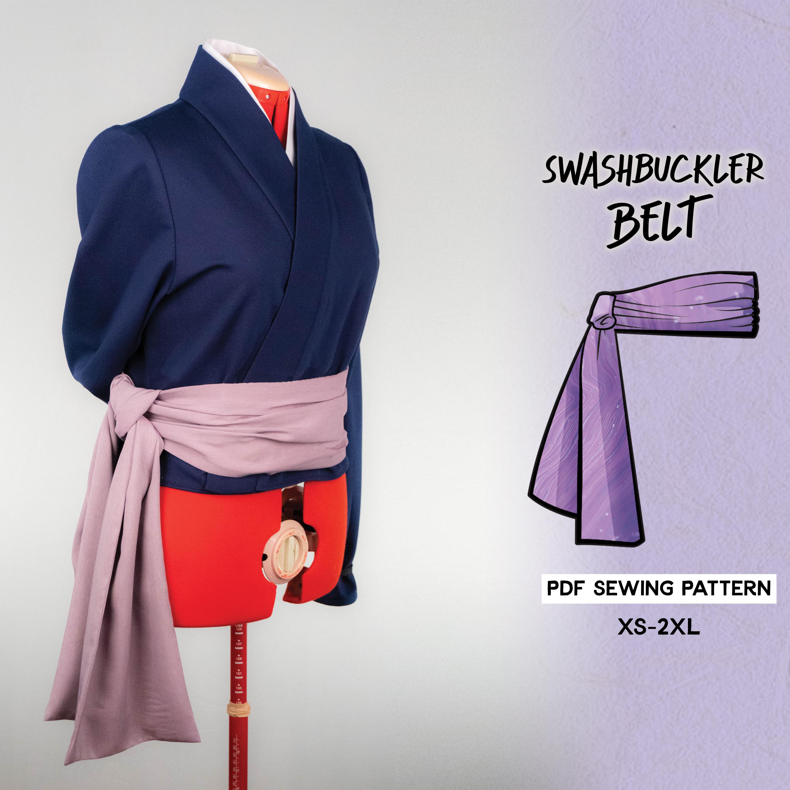 Swash Buckler Belt Sewing Pattern/downloadable PDF File and Tutorial ...